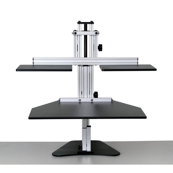 Ergo Desktop Dual Kangaroo Standing Desk Converter - Standing Desk Nation