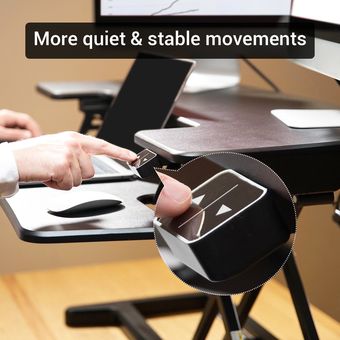 Flexispot EM7 Electric Standing Desk Converter - Standing Desk Nation