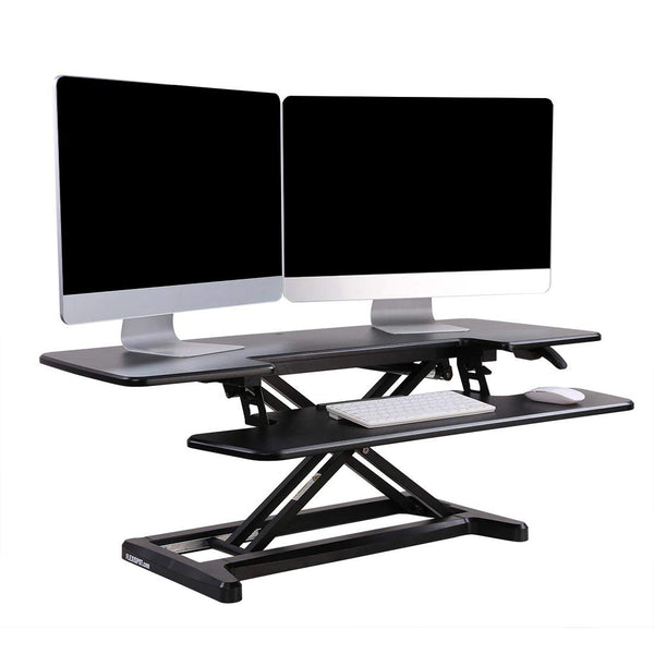 Flexispot M7L 42 inch Alcove Standing Desk Converter - Standing Desk Nation
