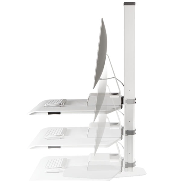 Innovative Winston Workstation Apple iMac Single Sit Stand - Standing ...