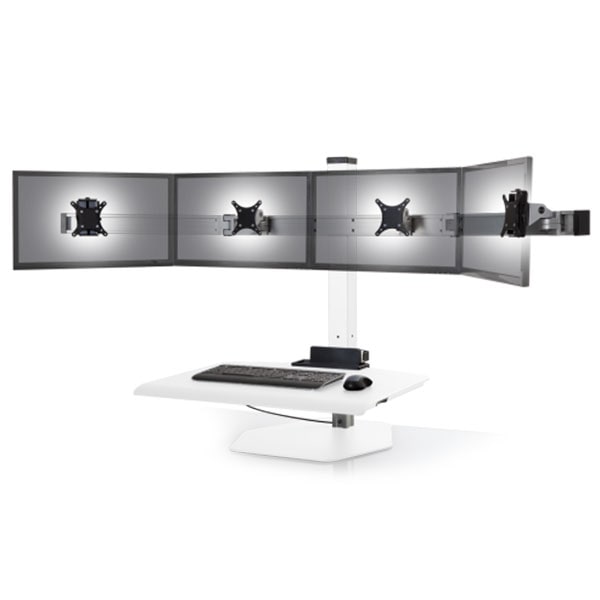 Innovative Winston Workstation Quad Sit Stand - Standing Desk Nation