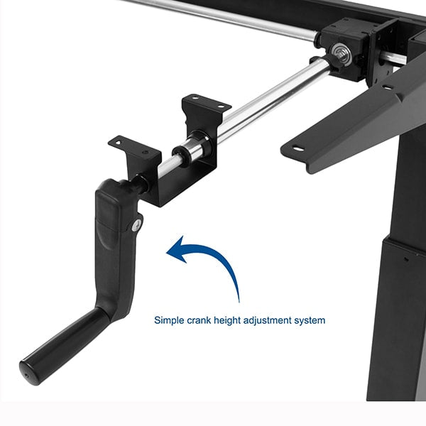 VIVO Crank Height Adjustable Desk Base - DESK-V101M – Standing Desk Nation
