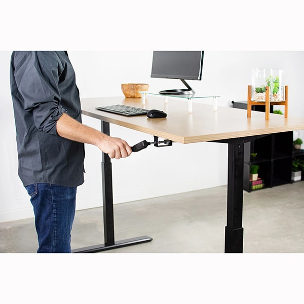 VIVO Crank Height Adjustable Desk Base - DESK-V101M – Standing Desk Nation