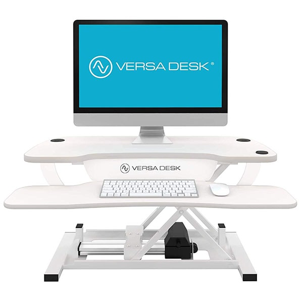 VersaDesk Power Pro 36 inch Electric Standing Desk Converter - Standing ...