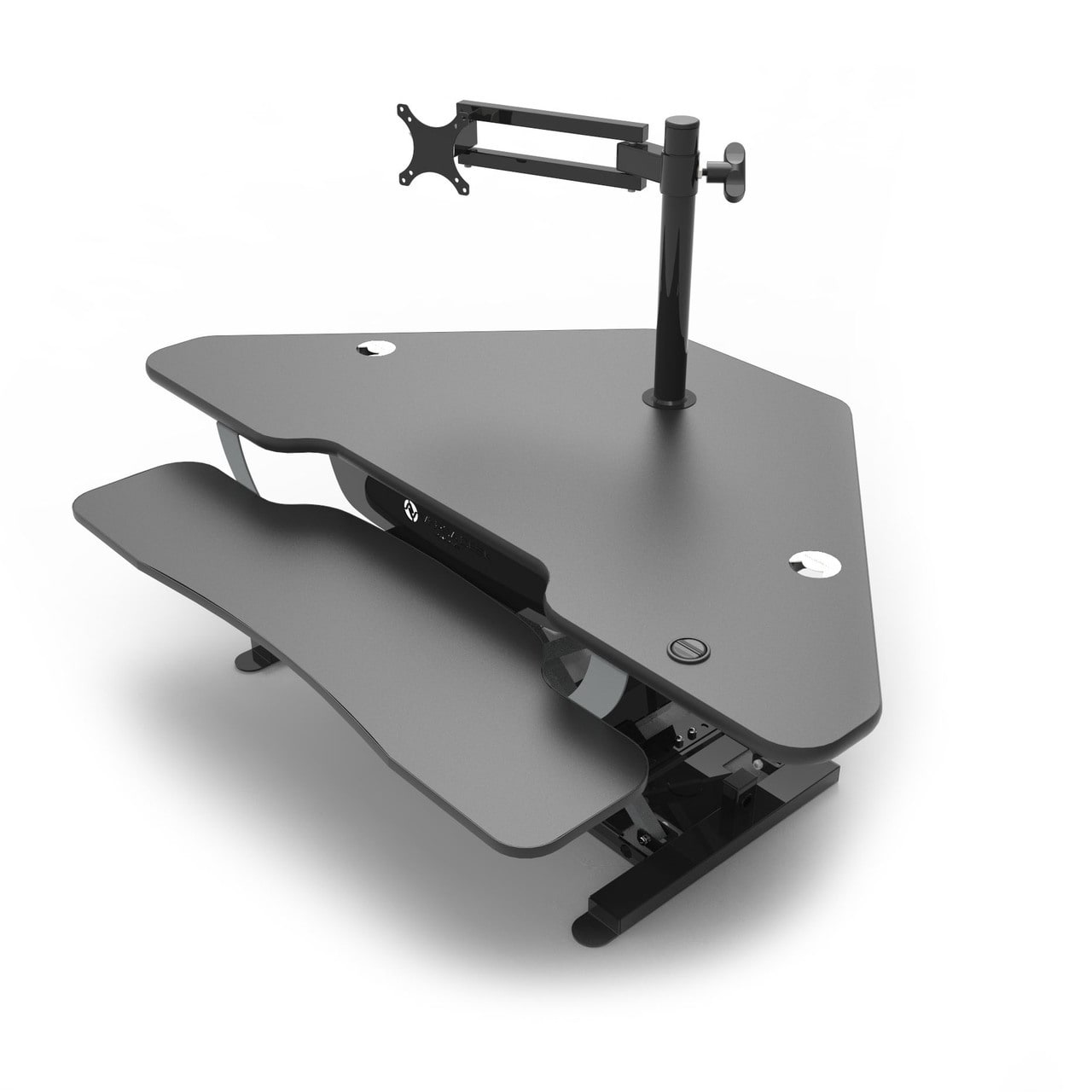 VersaDesk Universal Single LCD Spider Monitor Arm - Standing Desk Nation