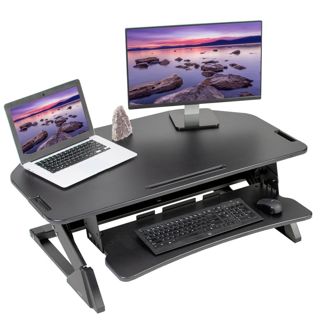 Corner Standing Desk Converters - Standing Desk Nation