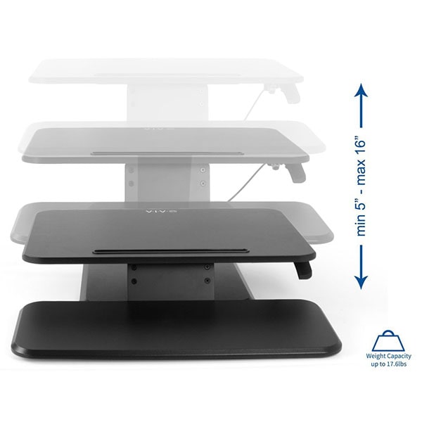 VIVO DESK-V001G Standing Desk Converter - Standing Desk Nation